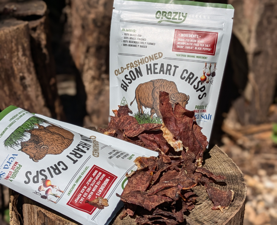 Bison Heart Crisps - 100% Grass-Fed/Finished – Slavnik Family Coffee ...