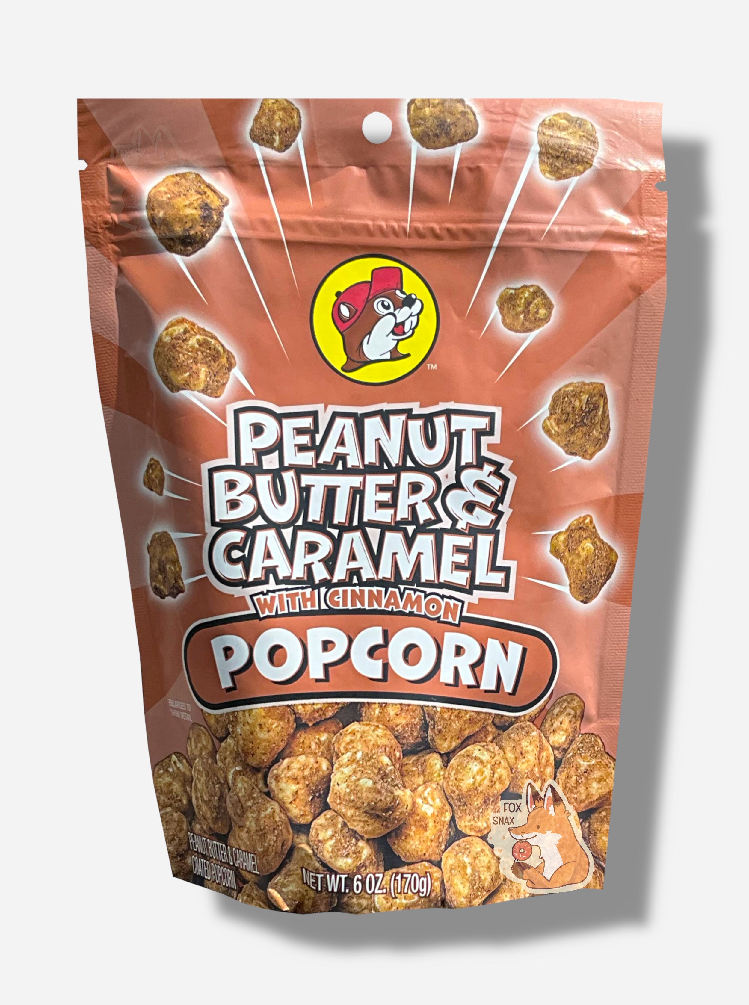 Buc-ee's Peanut Butter & Caramel Popcorn With Cinnamon – Slavnik Family ...